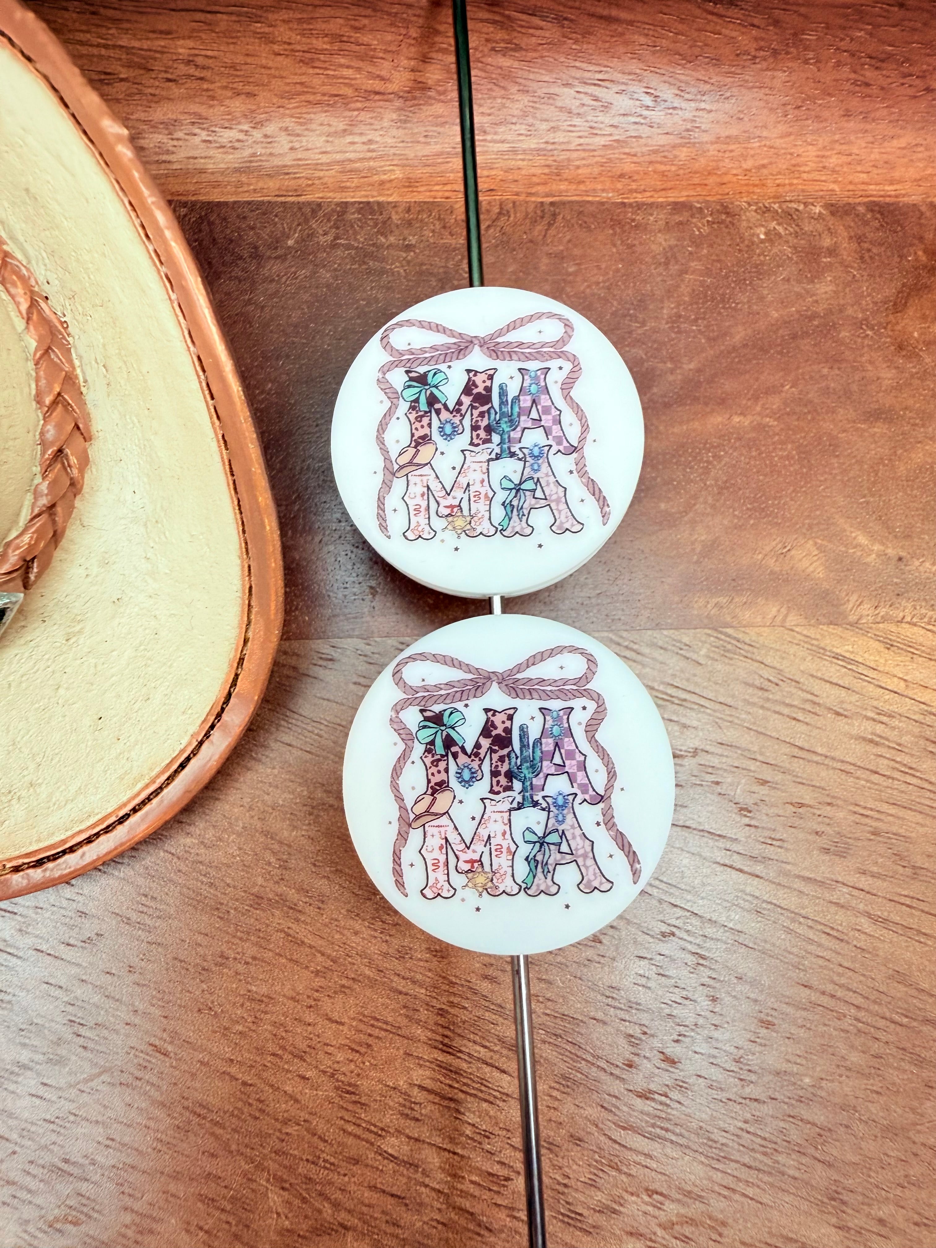 Lasso bow Mama Focal exclusive – Fire and Hyde Bead Supply