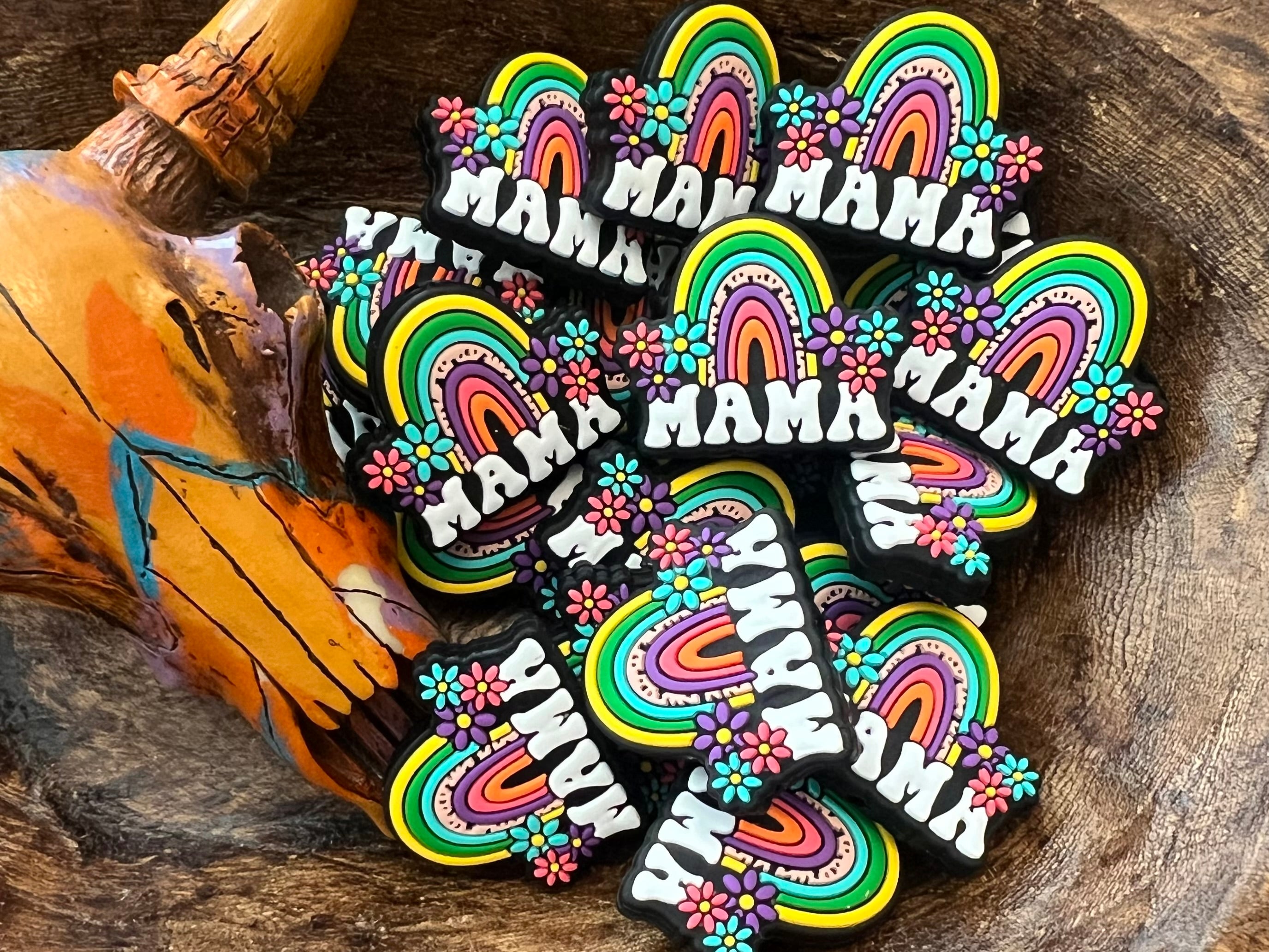 Mama Rainbow Focal – Fire and Hyde Bead Supply